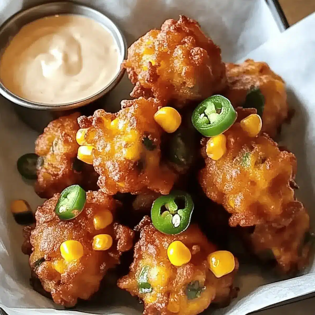 Crispy Jalapeño Corn Fritters – The Ultimate Game Day Snack